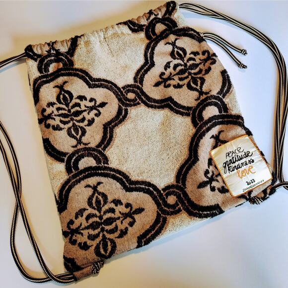 Zimmermann | Bags | Zimmermann Jacquard Terry Cloth Backpack In Cream ...